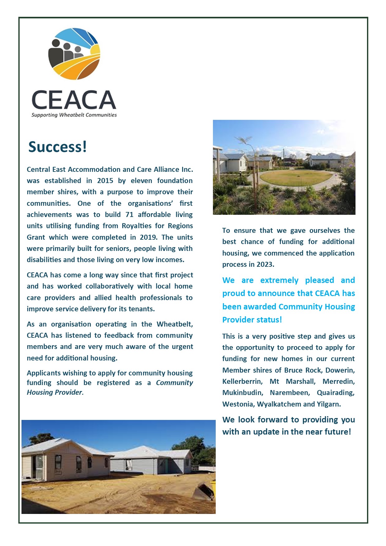 Success Story! - Home & Central East Aged Care Alliance Inc (CEACA)